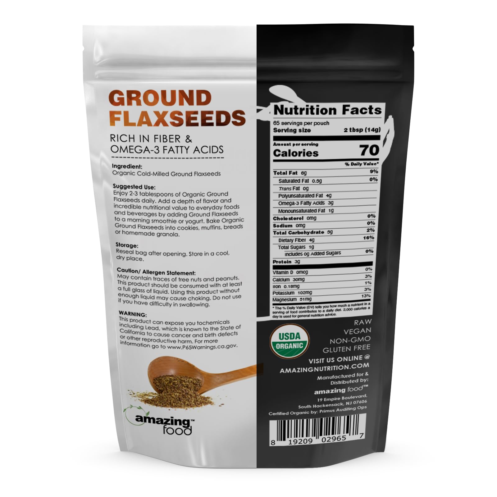 vegan source of omega-3s flaxseed