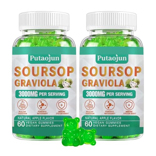 Vegan Soursop gummies with antioxidants