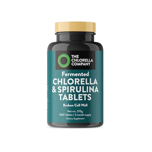 vegan spirulina and chlorella supplement
