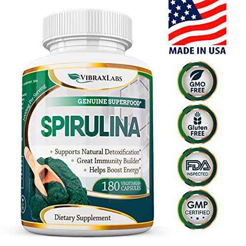 Vegan spirulina capsules for wellness