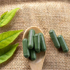 Vegan spirulina capsules for wellness