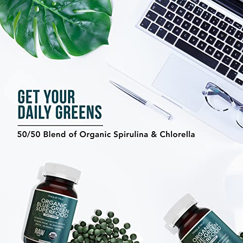 vegan spirulina & chlorella for energy