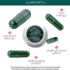 vegan spirulina & chlorella for wellness