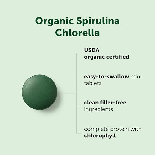 vegan spirulina & chlorella supplement