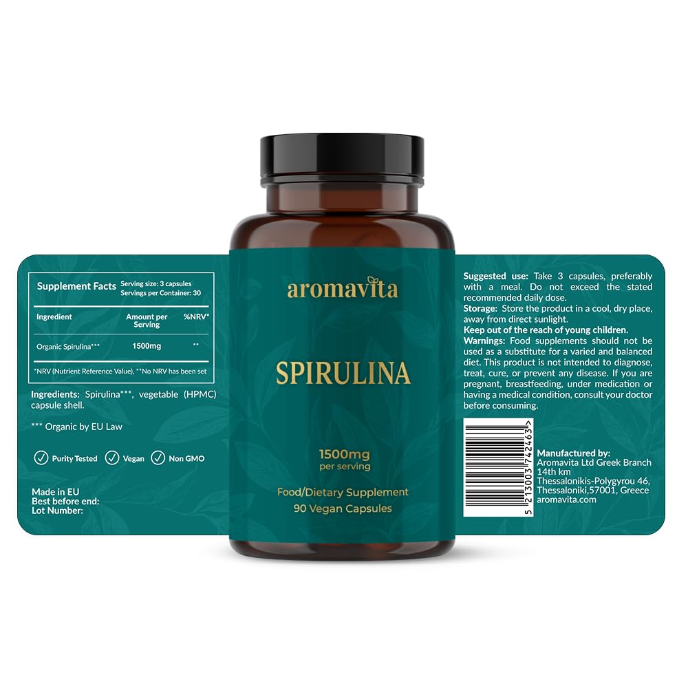 Vegan spirulina for energy boost