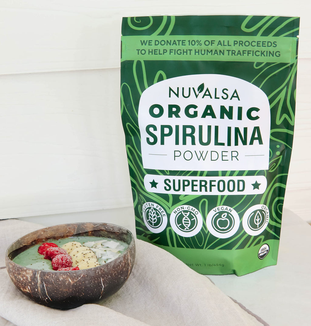 vegan spirulina for healthy lifestyle