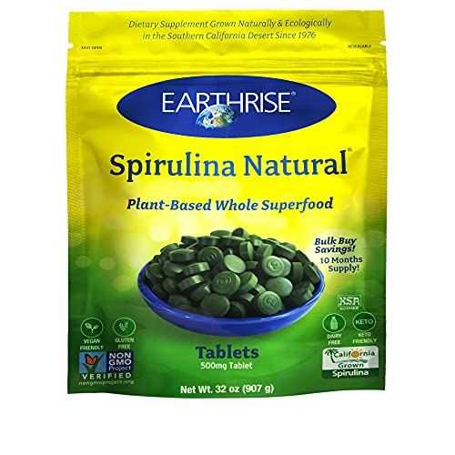 Vegan spirulina for healthy lifestyle