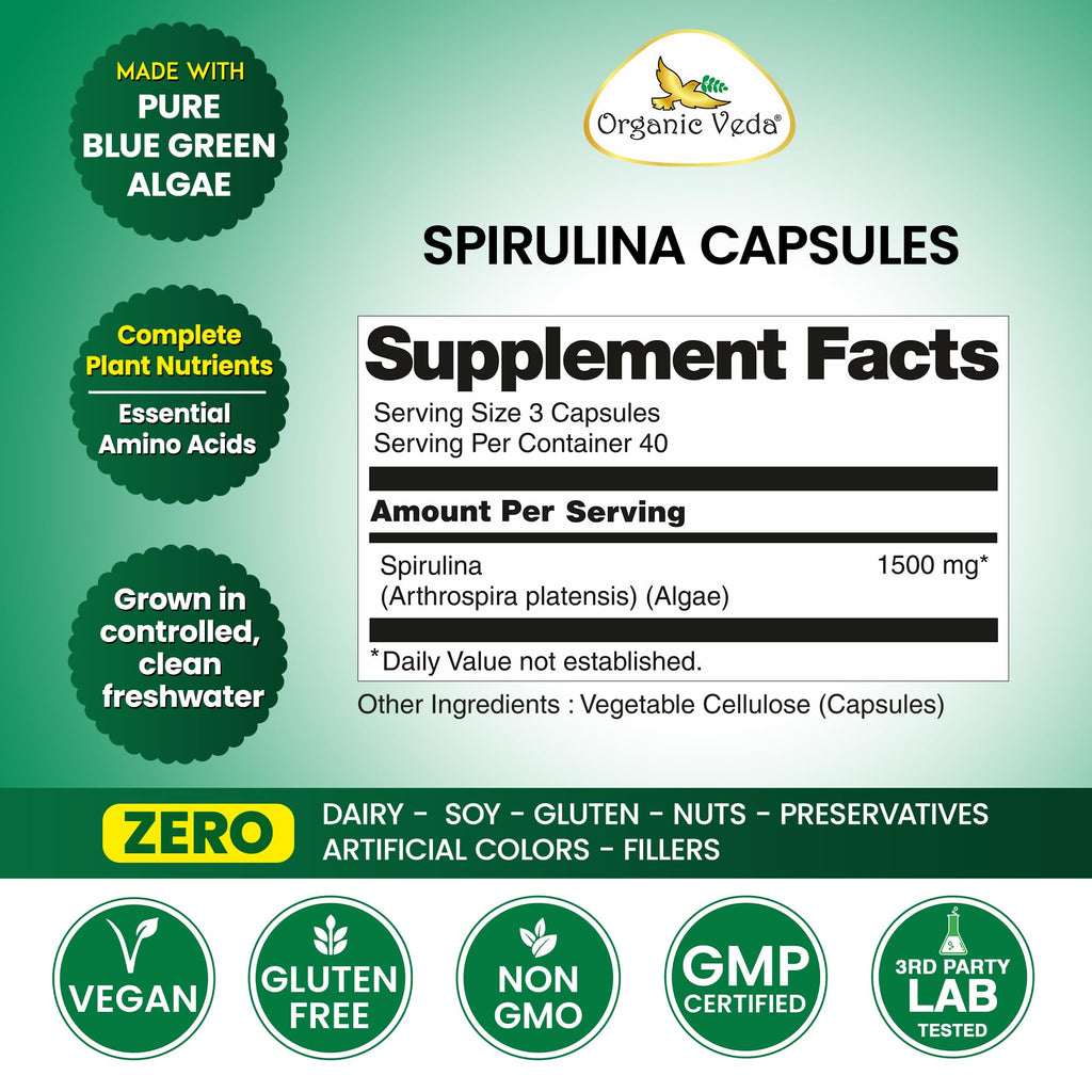 vegan spirulina for immune support