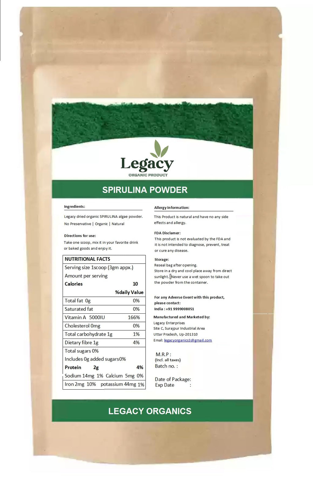 vegan spirulina for plant-based diets