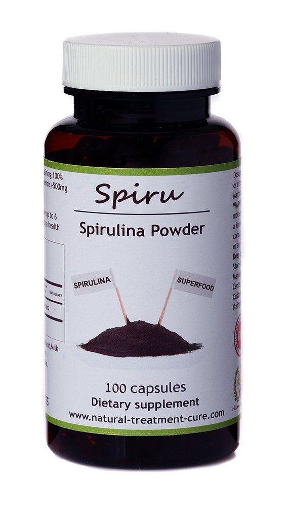 vegan spirulina multivitamin capsules