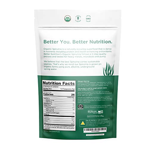 vegan spirulina powder for energy