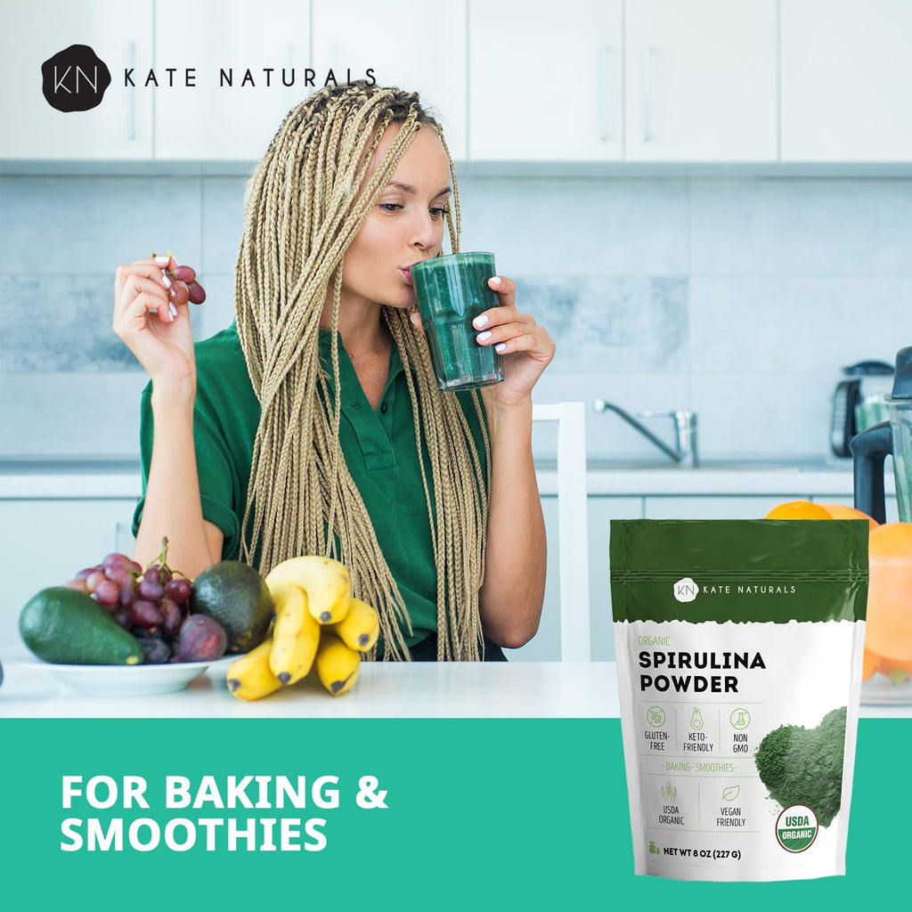 vegan spirulina powder for health