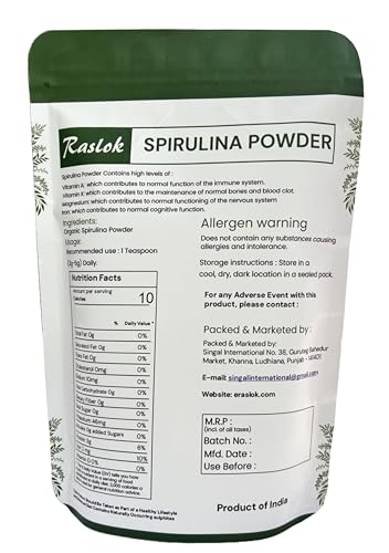 vegan spirulina powder for wellness
