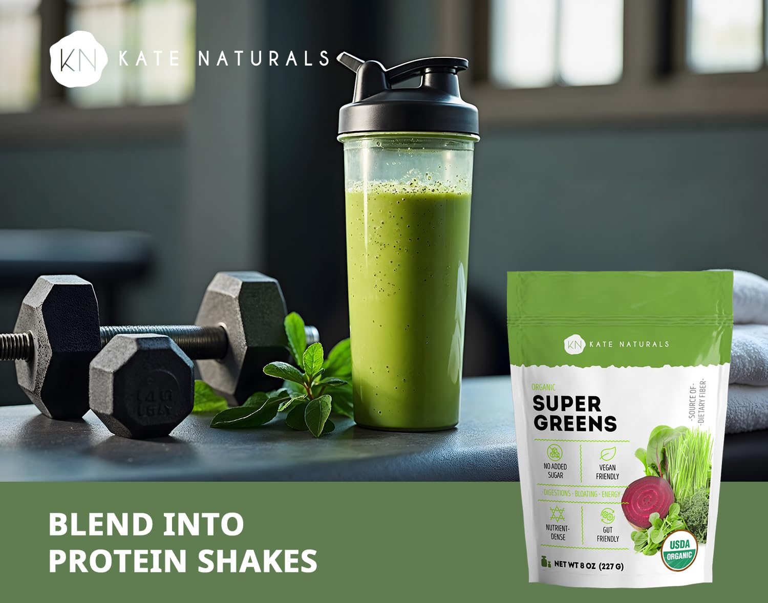 vegan spirulina powder for wellness