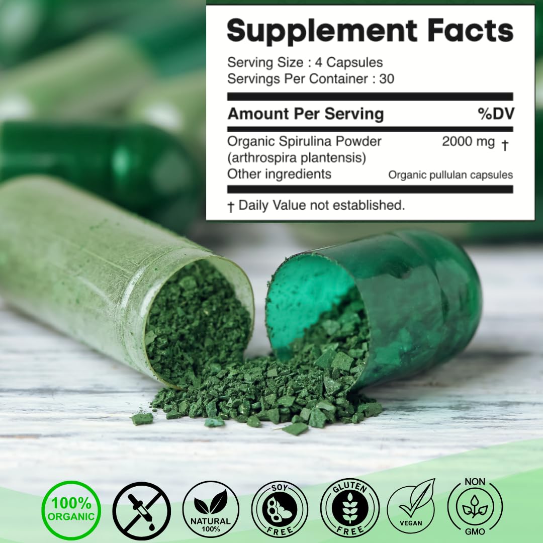 vegan spirulina rich in protein