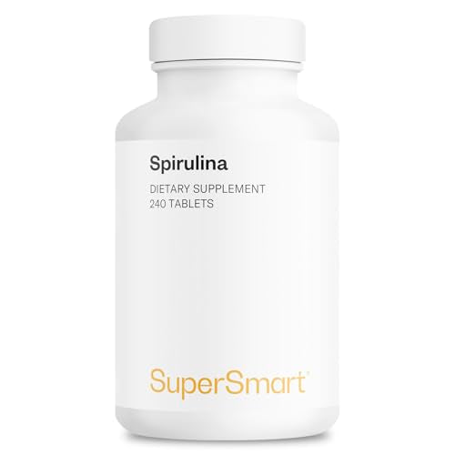 Vegan spirulina superfood tablets