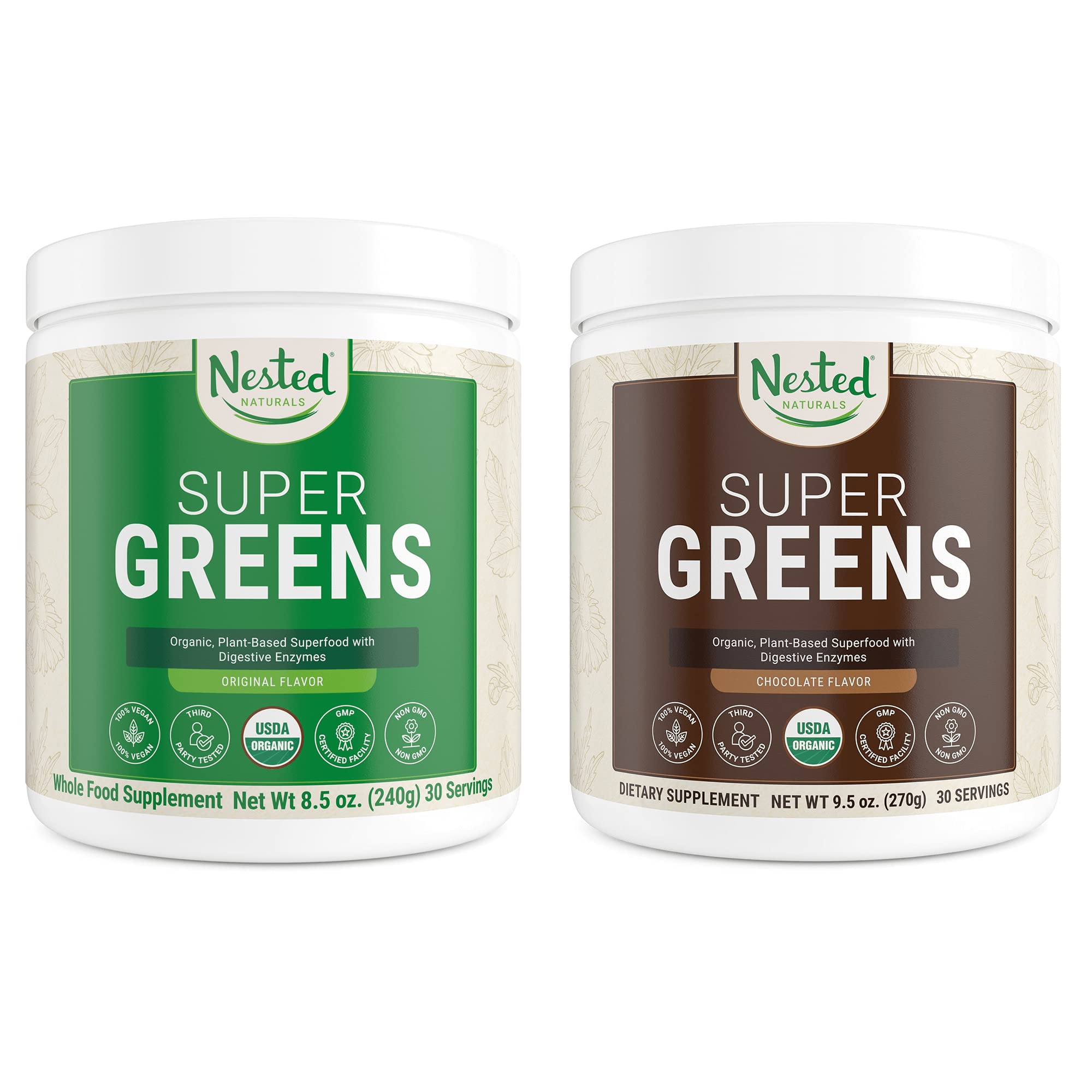 Vegan spirulina supplement for energy