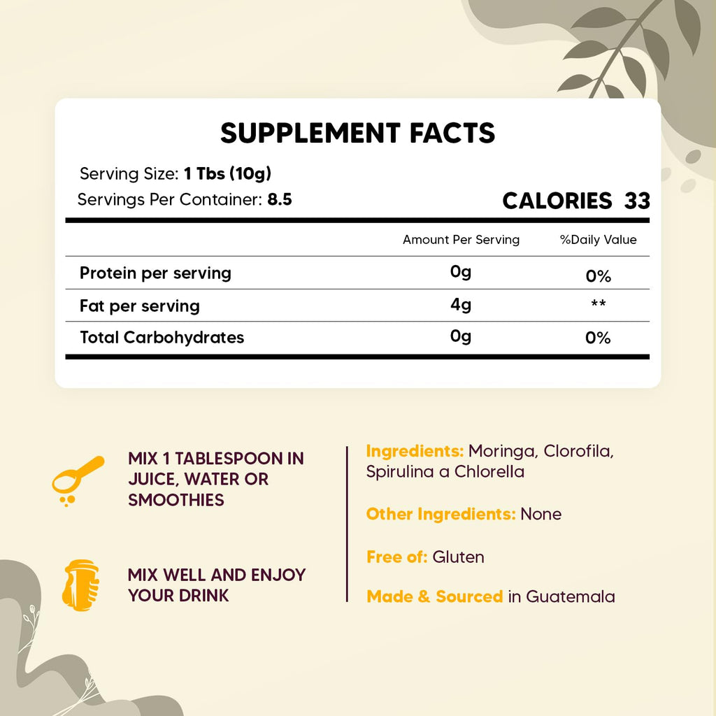 vegan spirulina supplement for energy