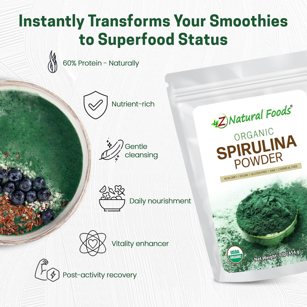 vegan spirulina supplement for energy
