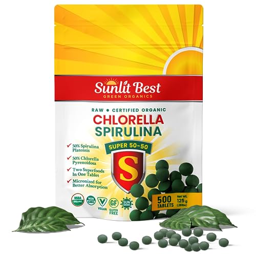 vegan spirulina tablets for energy boost