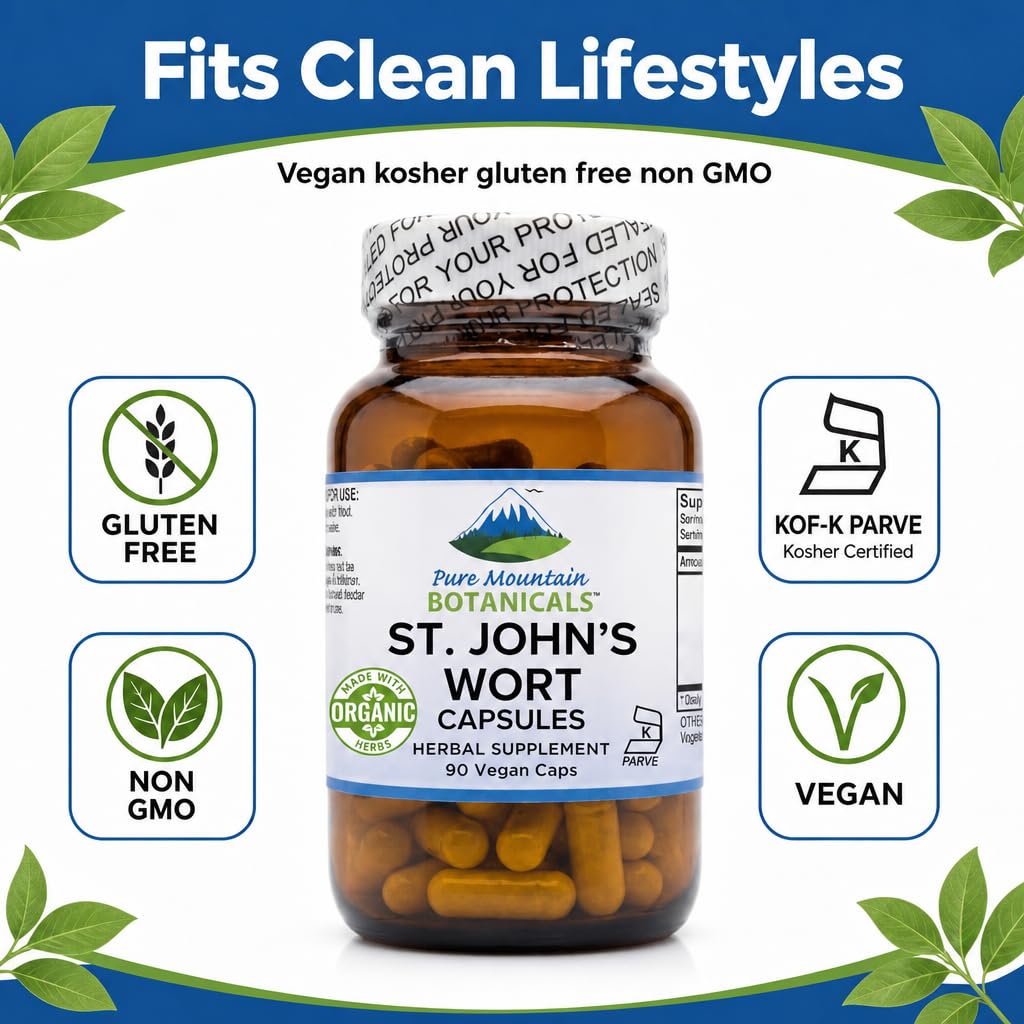 vegan St. John's Wort herbal remedy