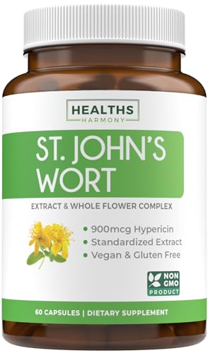 vegan st. john's wort herbal supplement