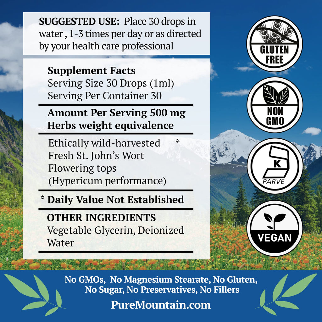 vegan st. john's wort supplement