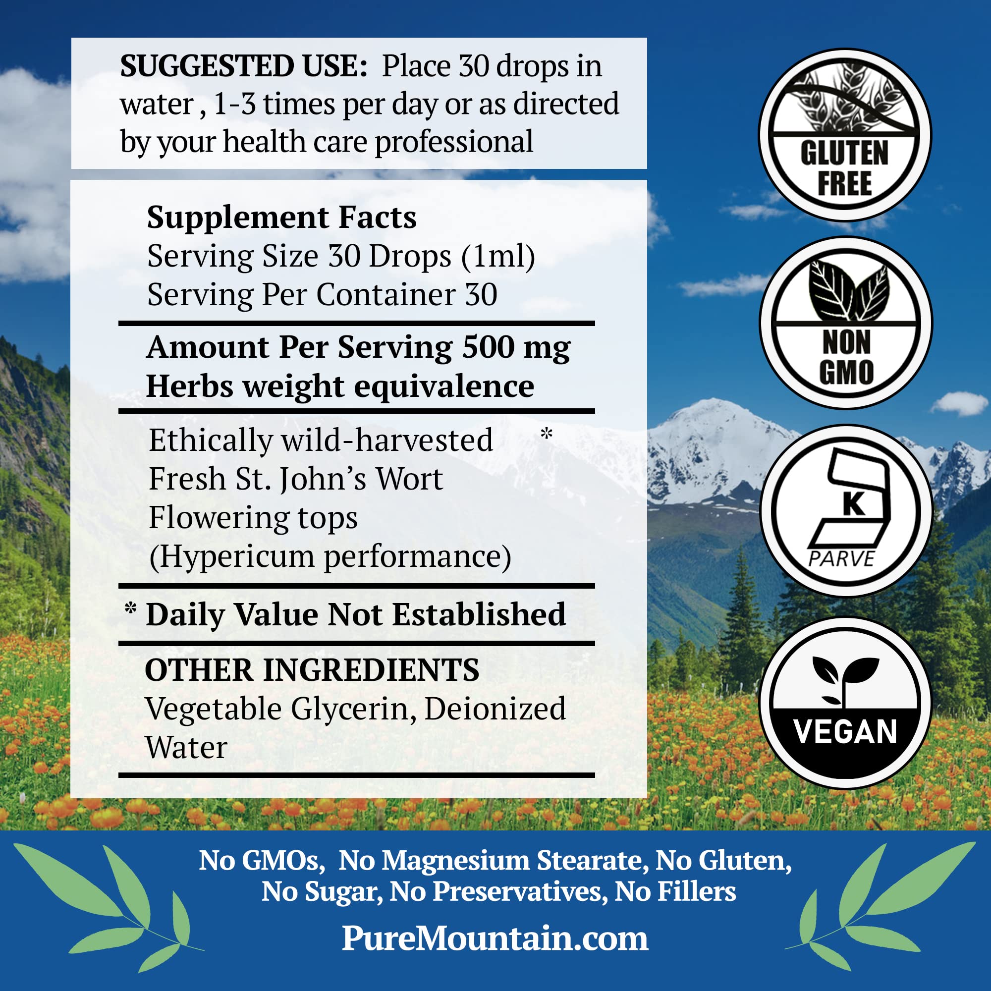vegan st. john's wort supplement