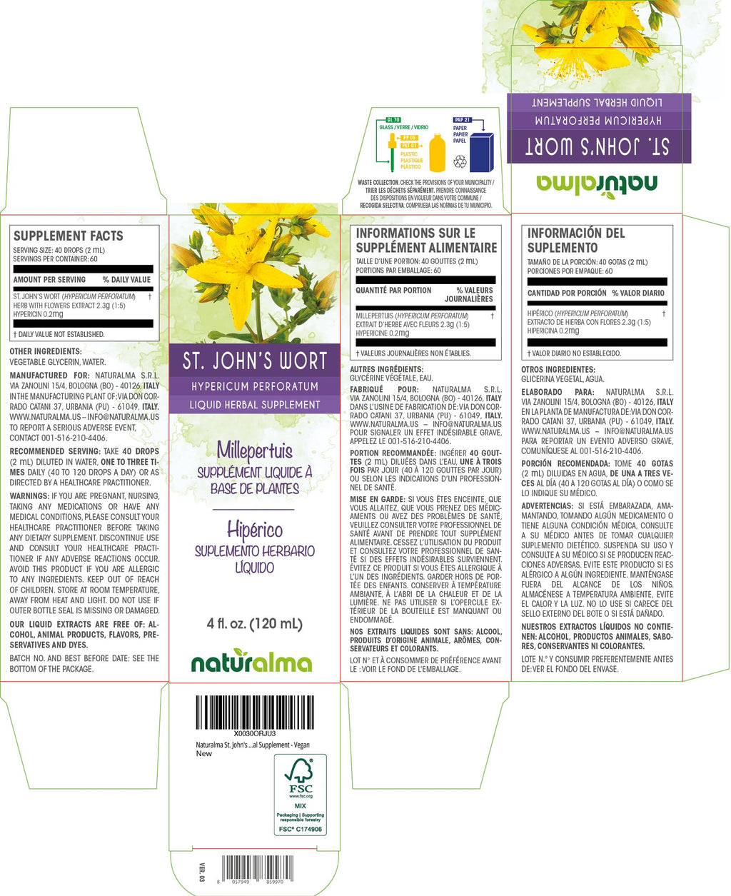 vegan st. john's wort supplement