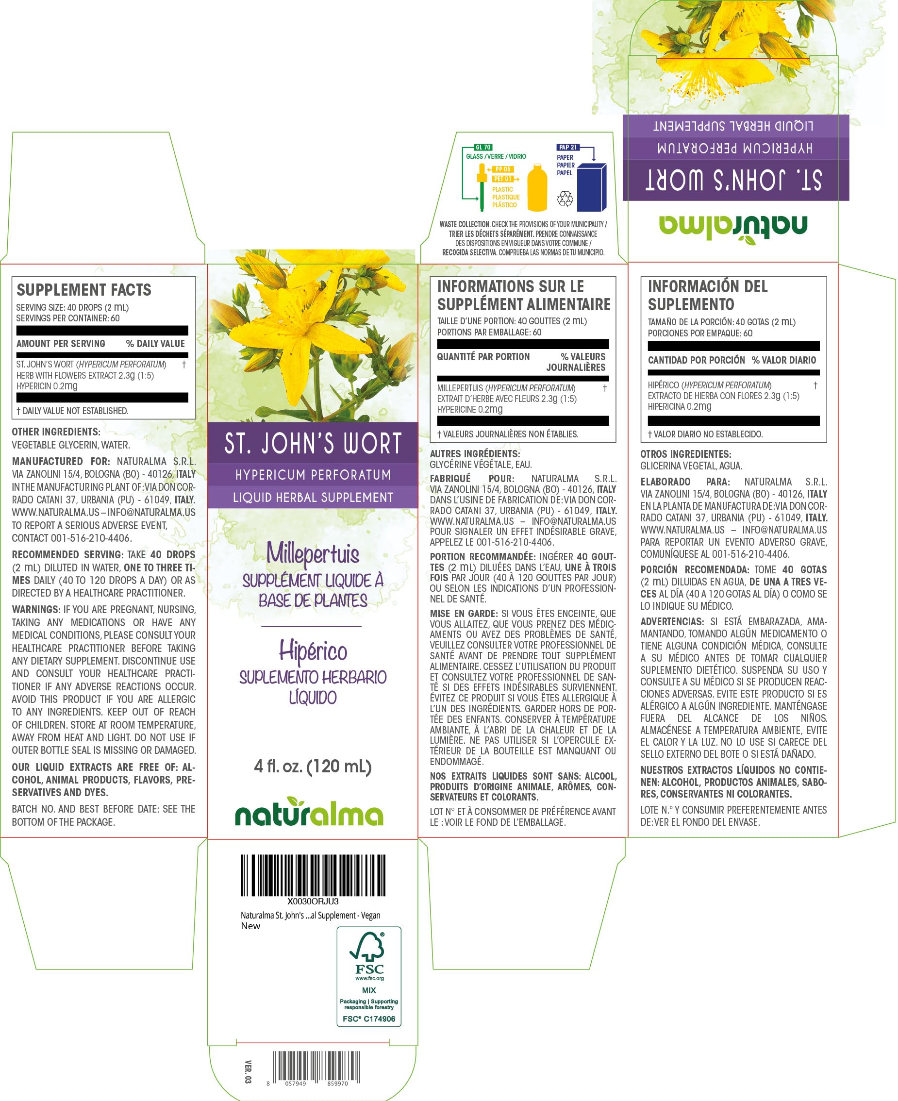 vegan st. john's wort supplement