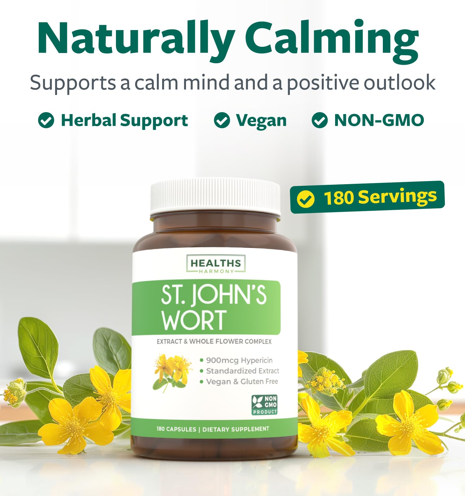 vegan st. john's wort supplement