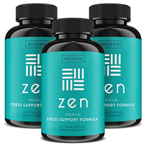 vegan stress support capsules with ashwagandha
