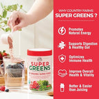 vegan super greens powder blend