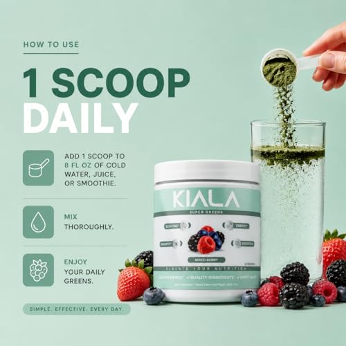 vegan super greens powder for health