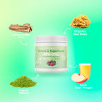 vegan super greens powder supplement