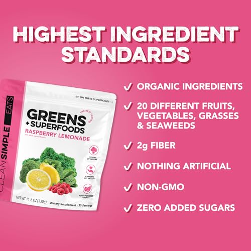 Vegan super greens powder supplement
