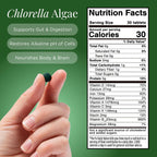 vegan superfood chlorella tablets