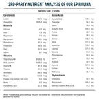 vegan superfood spirulina powder