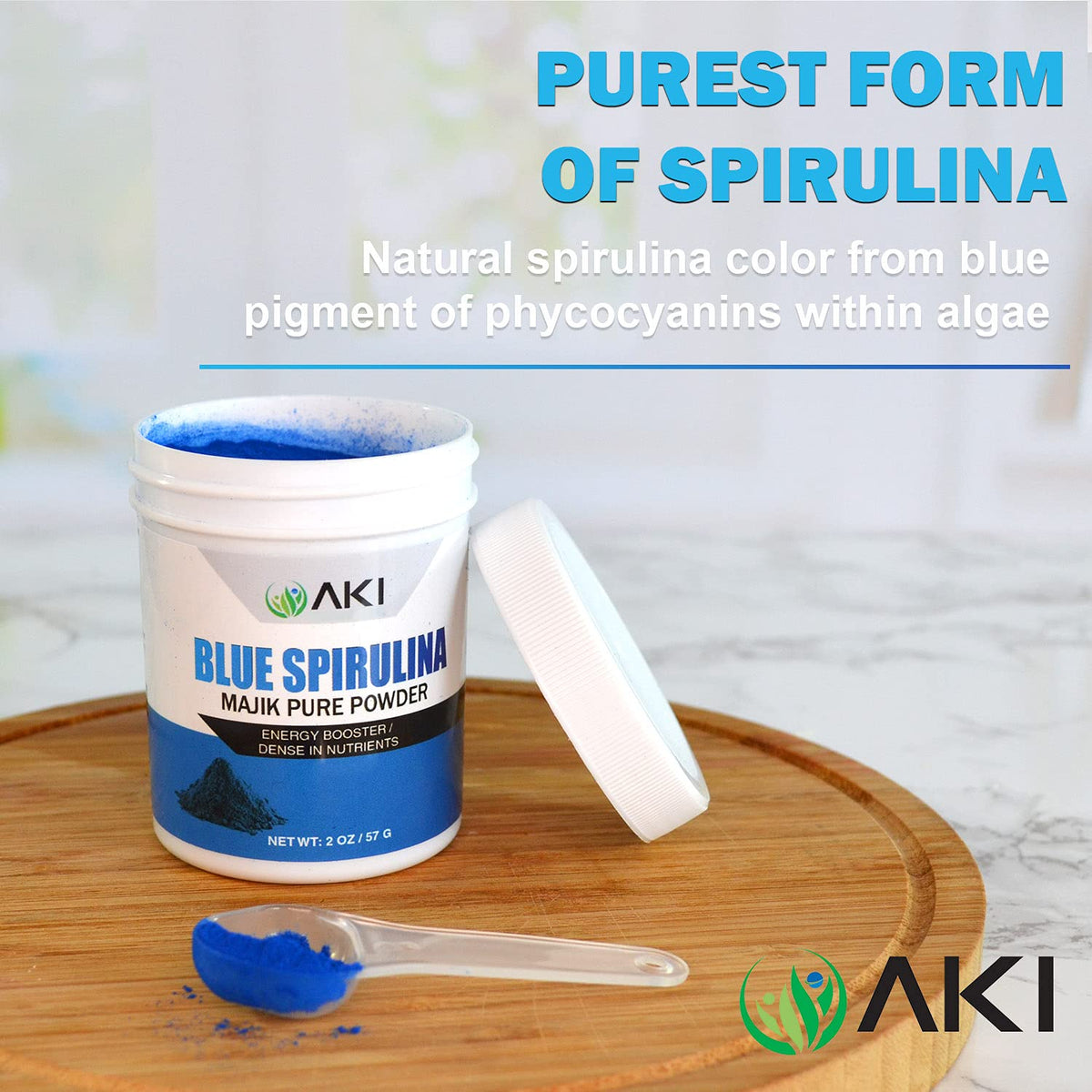 vegan superfood spirulina powder