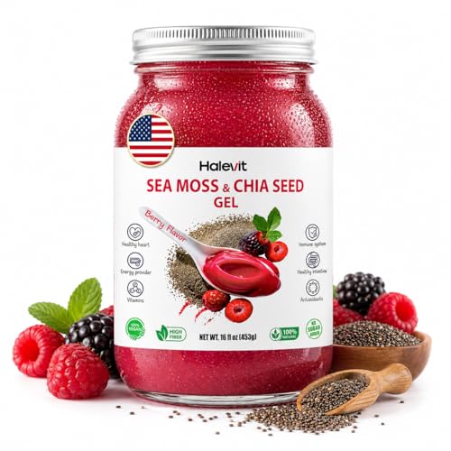 vegan superfood with chia seeds
