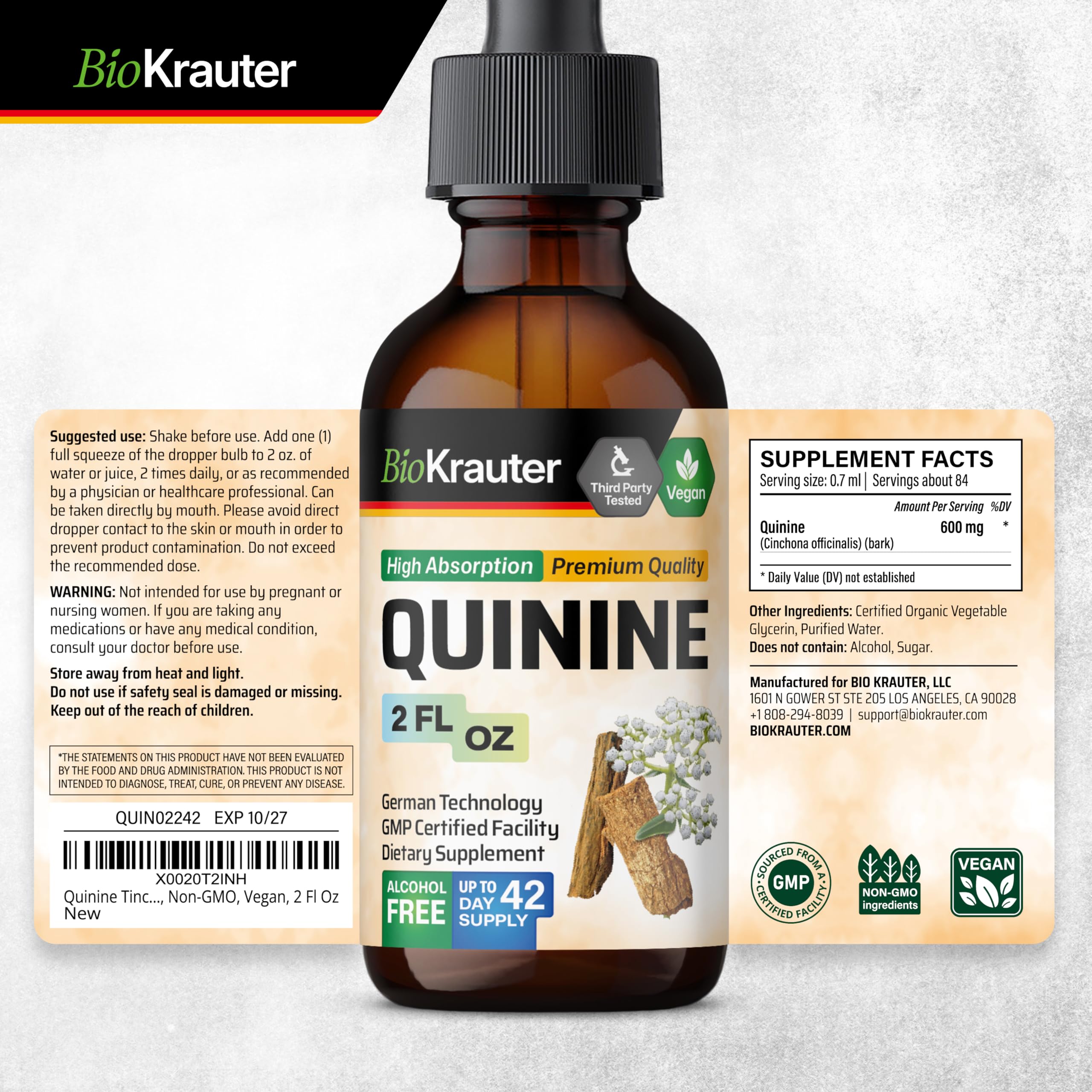 Vegan supplement for muscle cramps