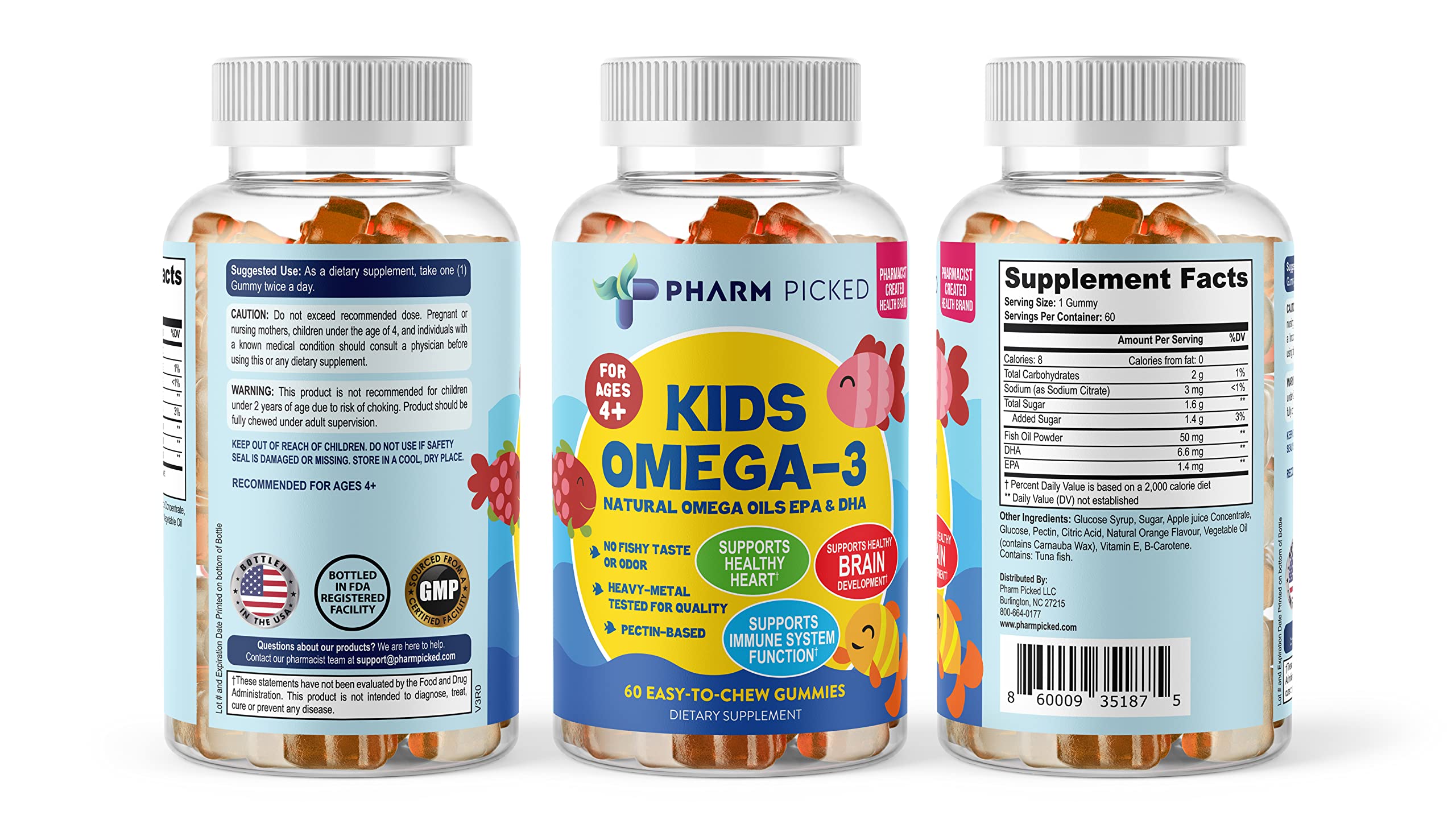 Vegan supplements for children's wellness
