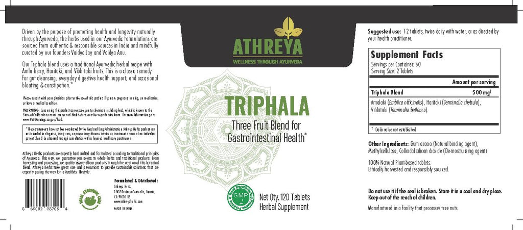 vegan triphala for daily wellness
