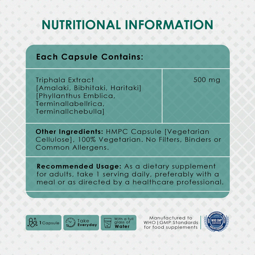 vegan triphala for healthy lifestyle