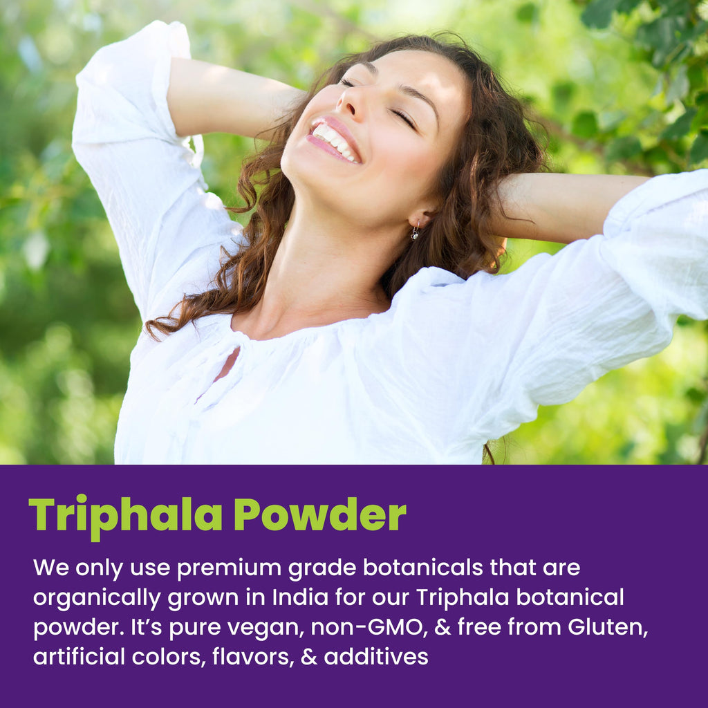 vegan triphala powder supplement