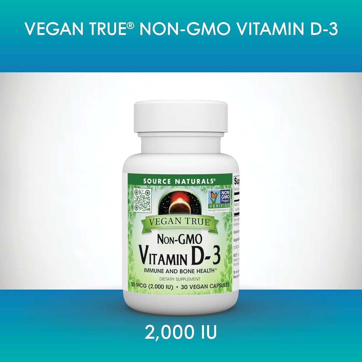 Vegan True Vitamin D for bone health