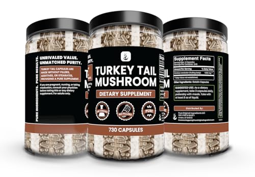 vegan turkey tail mushroom capsules