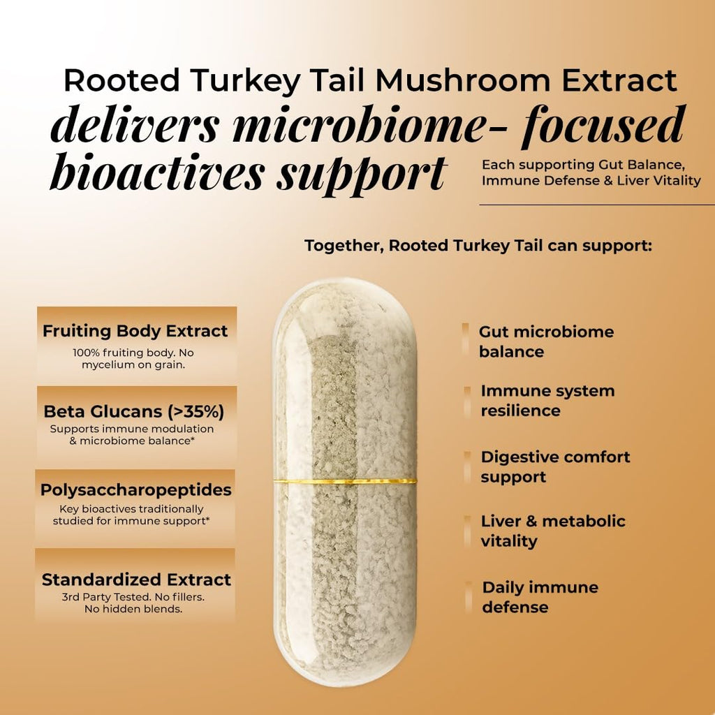 vegan turkey tail mushroom pills