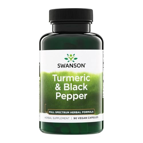 vegan turmeric and black pepper supplement