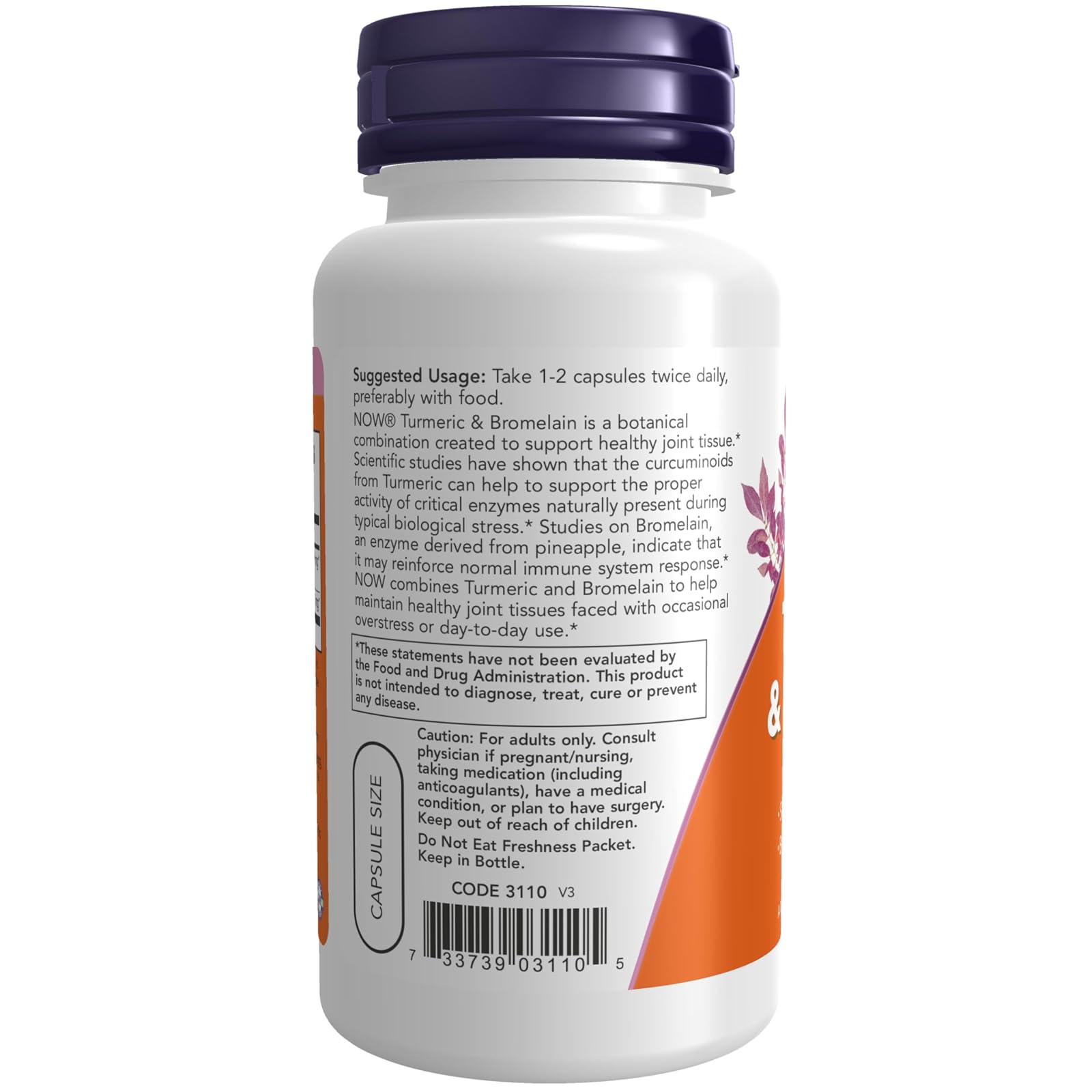 vegan turmeric & bromelain formula